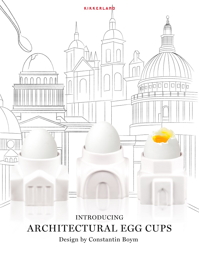 Kuhinja: Arhitektonski stalci za jaja - Set od 3