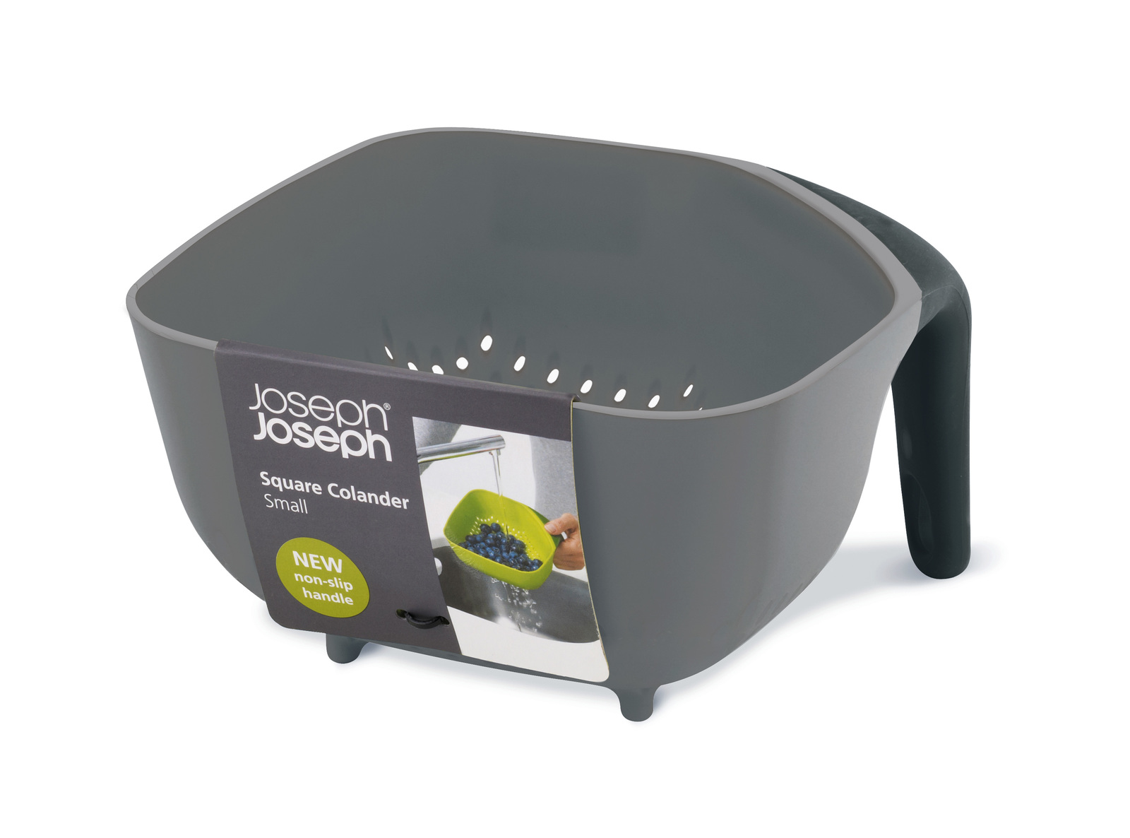 Kuhinja: Square Colander - cediljka (siva)